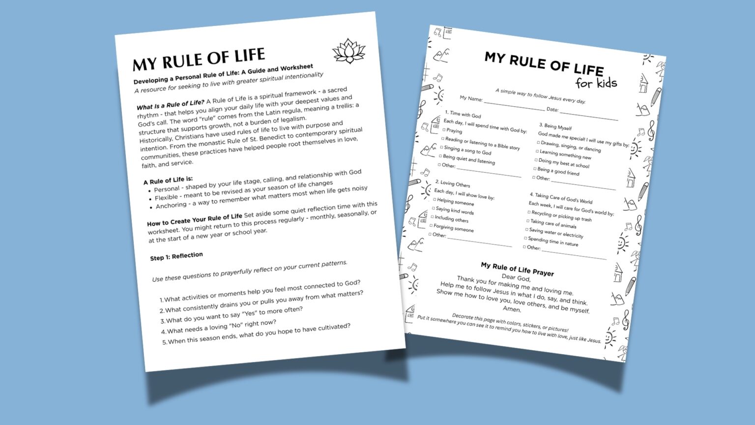 Rule of Life – St. John's UMC